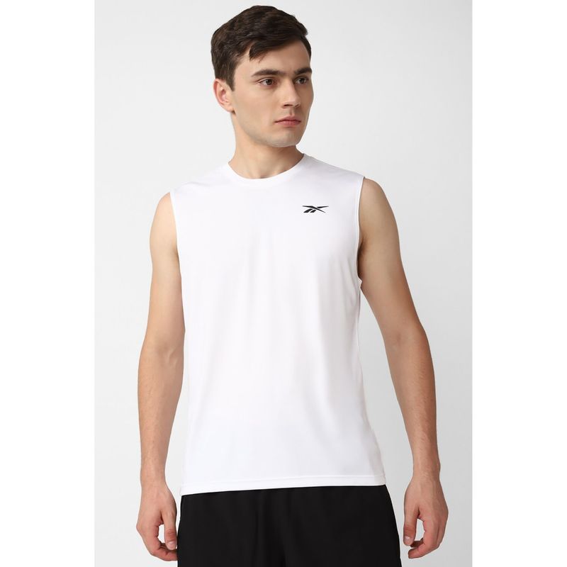 Buy Reebok Mens White Training Tanks Online