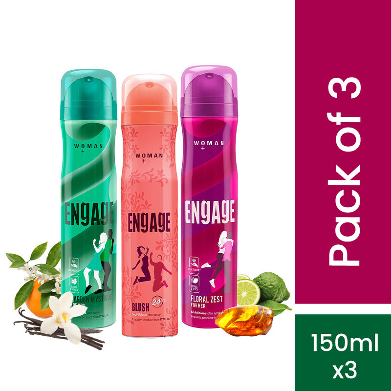 Buy Engage Stay Fresh All Day Deo Combo For Women Online