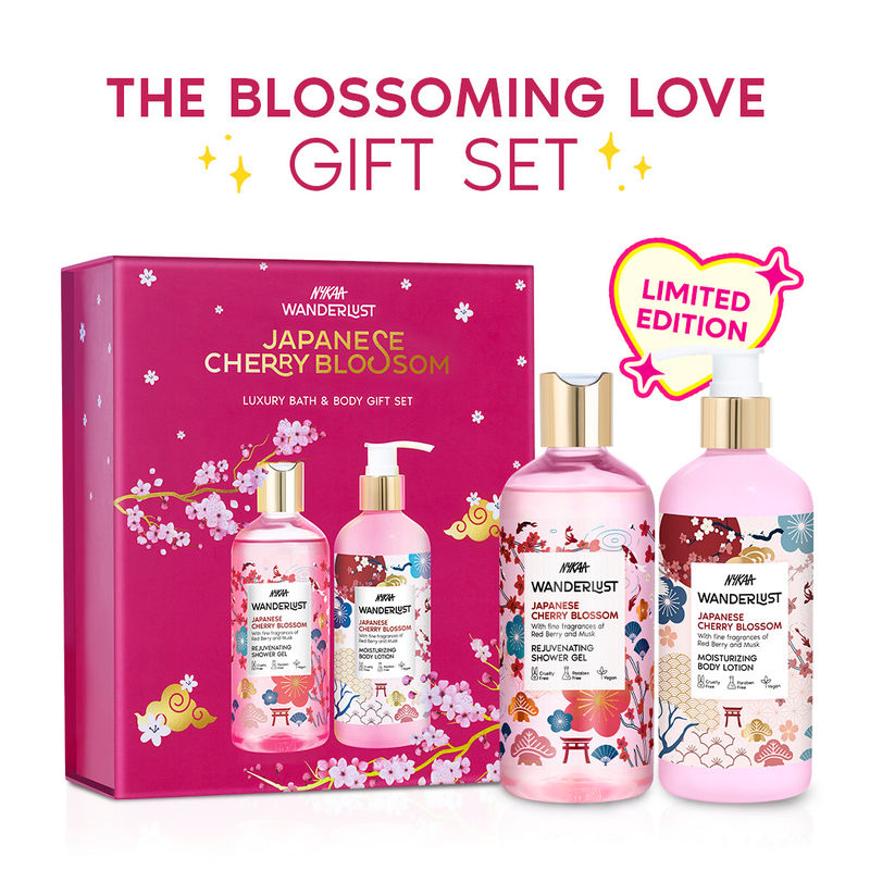 Buy Nykaa Wanderlust Luxury Gift Set Of 2 - Shower Gel & Body Lotion ...