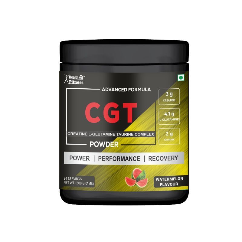 Healthvit Fitness Advanced CGT Watermelon Flavour Powder - (24 Servings ...