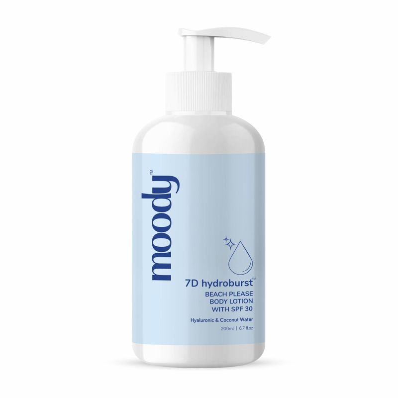 Buy Moody 7D Hydroburst Beach Please Body Lotion With SPF 30 Hyaluronic ...