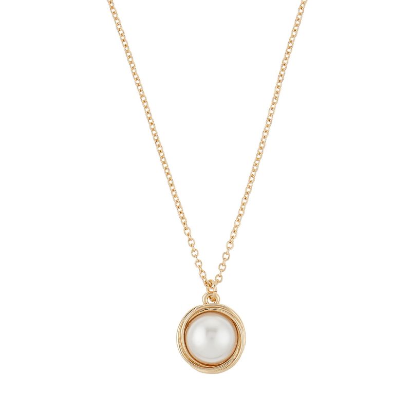 Buy Accessorize London Encased Pearl Pendat Online