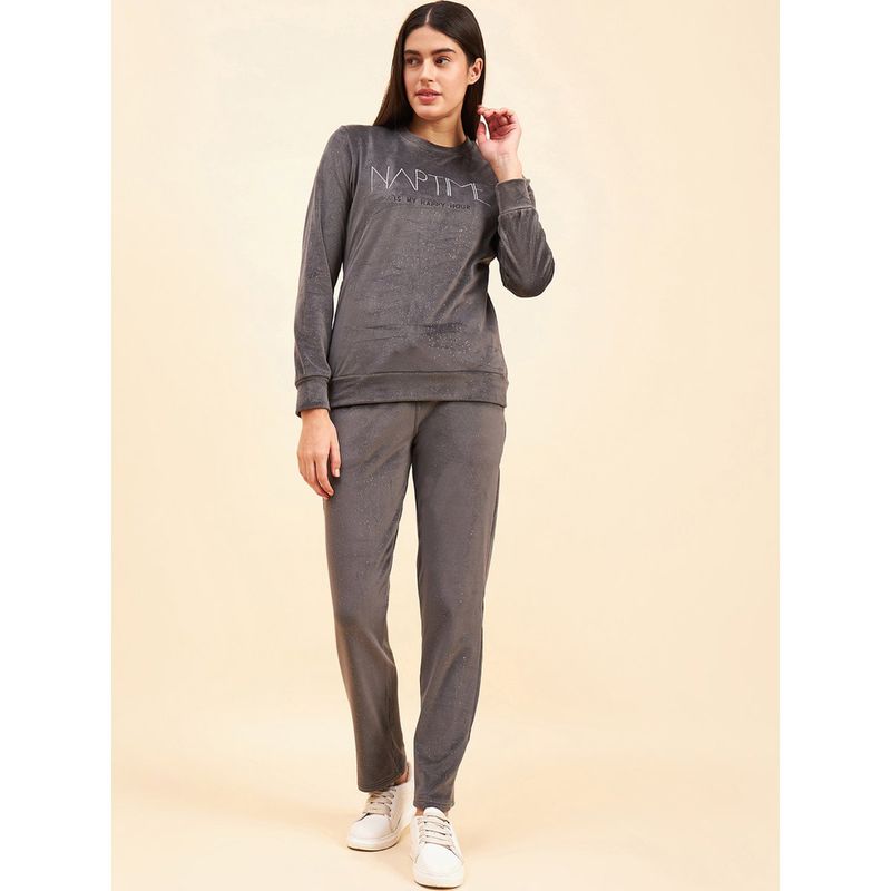 Buy Sweet Dreams Women Embroidered Track Suit (Set of 2) Online