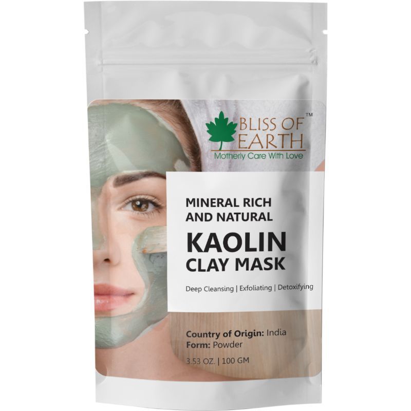 Buy Bliss Of Earth 100% Natural White Kaolin Clay Mask Online