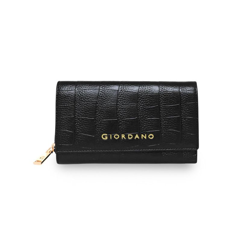 Giordano Women's Black PU Casual Wallet (S): Buy Giordano Women's Black ...