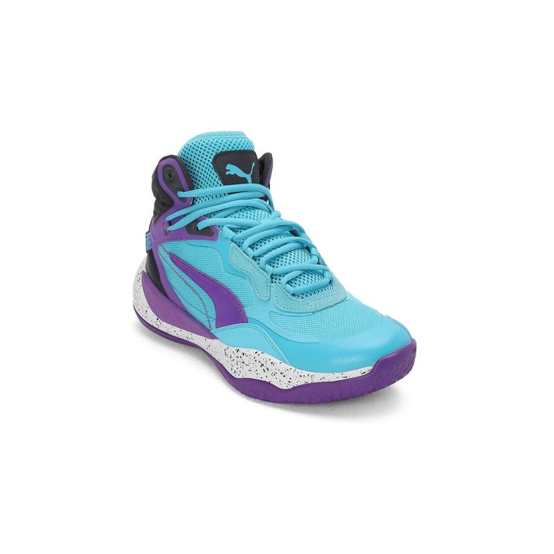 Buy Puma Playmaker Pro Mid Unisex Purple Basketball Shoes Online