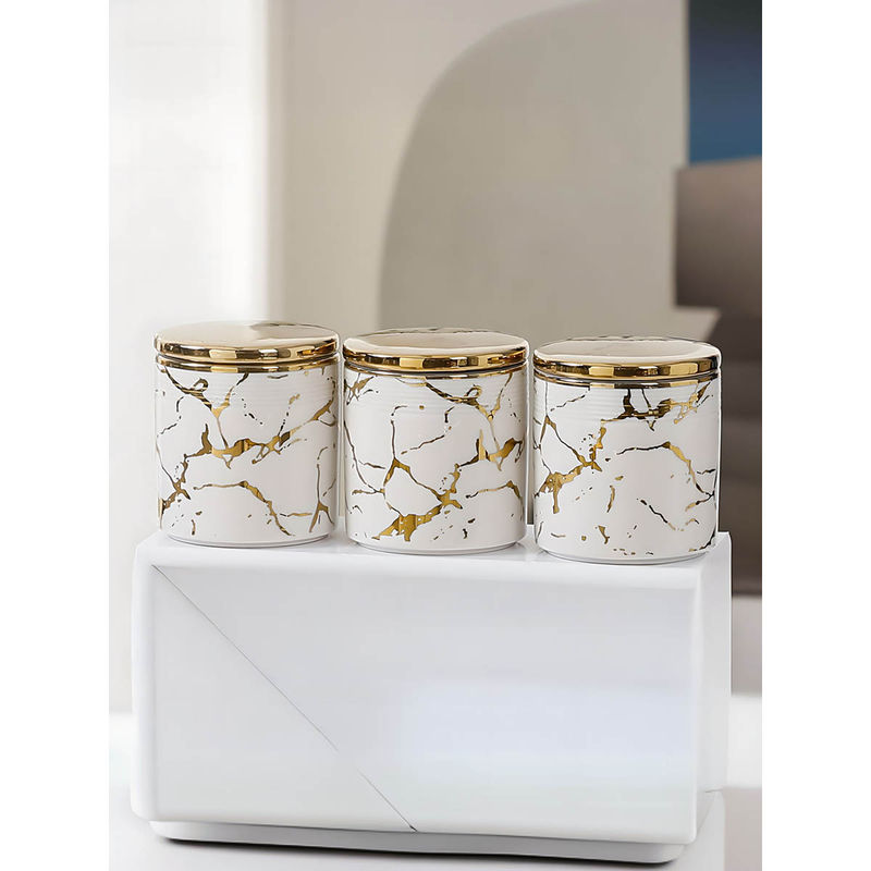 Buy The Better Home Ceramic Jars For Kitchen With Ceramic Lids 310ml ...