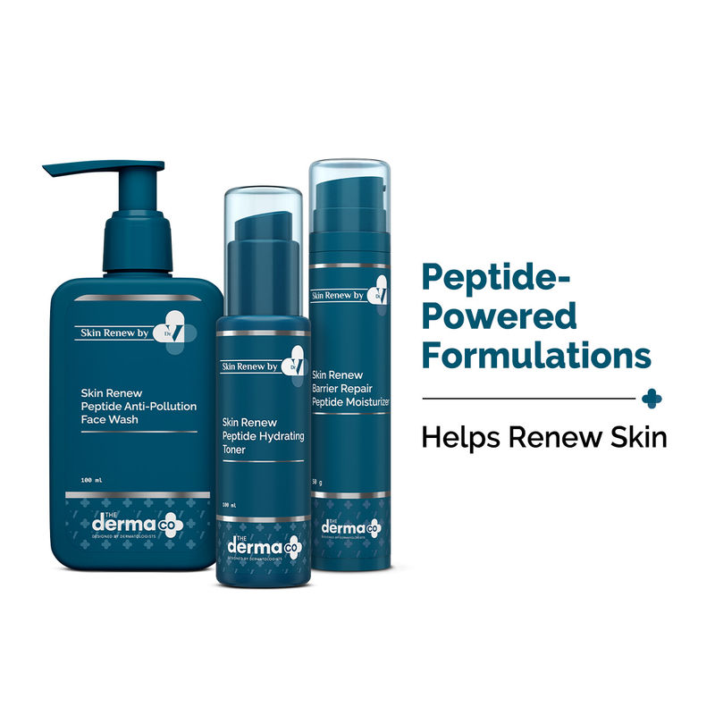 Buy The Derma Co X Dr. V Skin Renew Regime With Peptides Combo Online