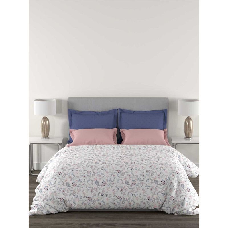 Buy MYTRIDENT Home Essential Bedsheet with 2 Pillow Covers 144 TC ...