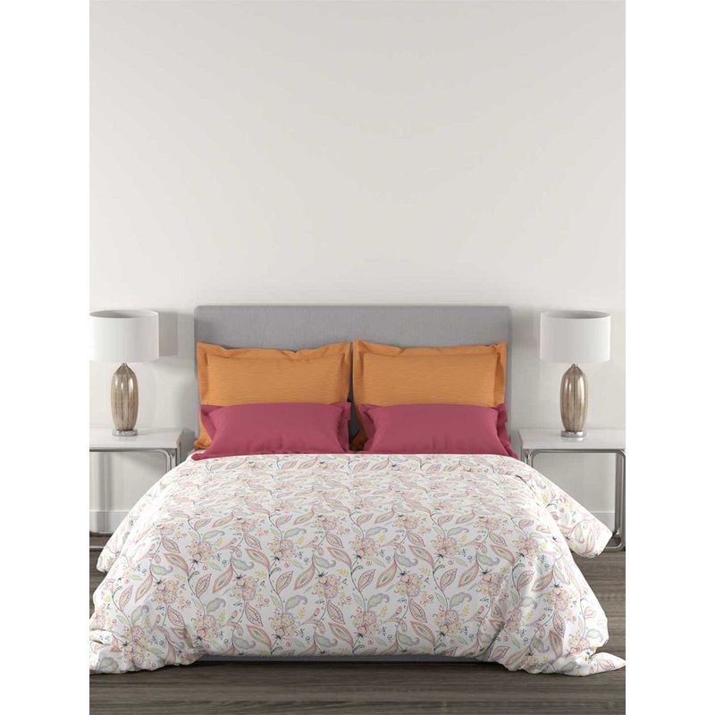 Buy MYTRIDENT Home Essential Bedsheet with 2 Pillow Covers 144 TC ...