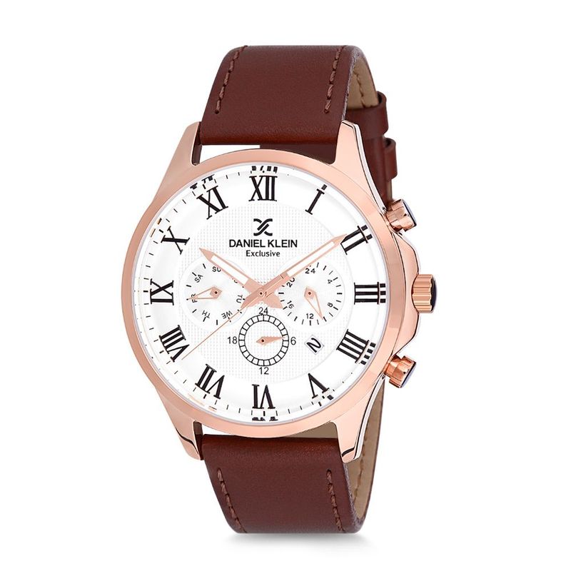 Buy Daniel Klein Exclusive Men Silver Watch Online