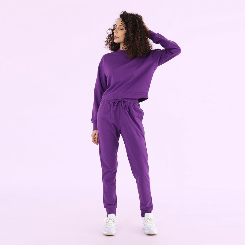 Buy Nite Flite Puducherry Purple Co-ord Set Online