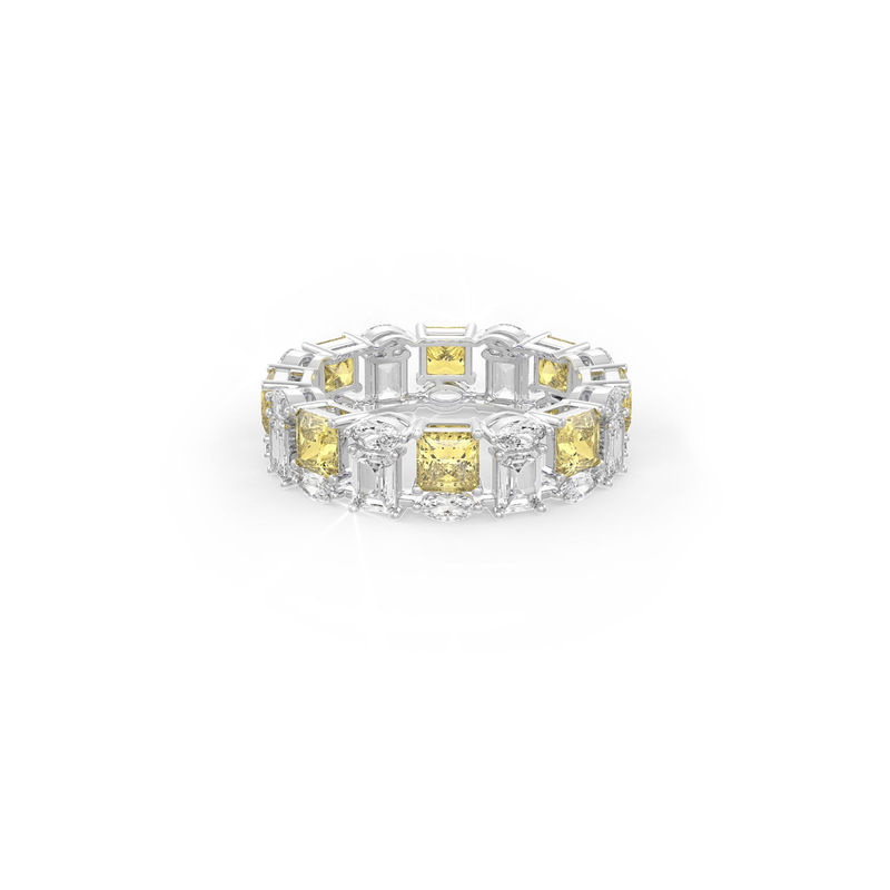 Buy MISS JO Yellow Eternal Azure Wedding Band Ring Online