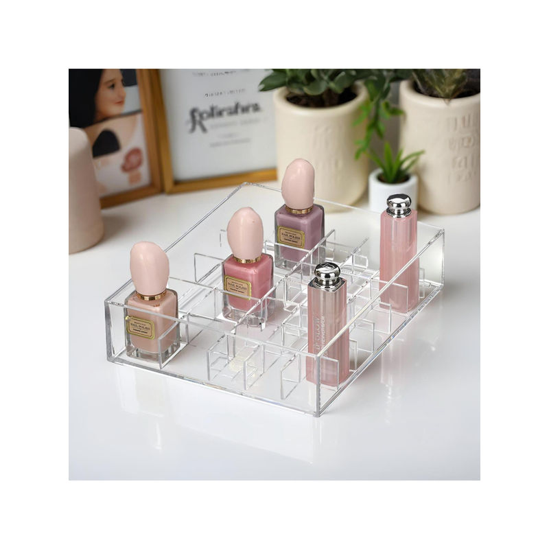 Buy STOR Clear Acrylic Stackable Make Up Organiser Online