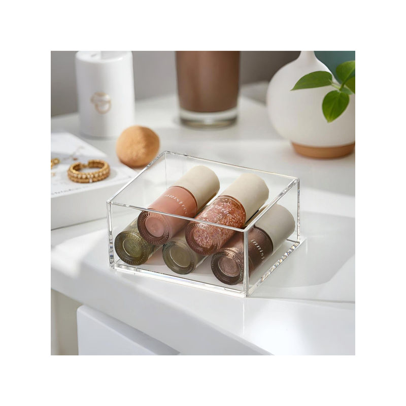 Buy STOR Clear Acrylic Stackable Make Up Organiser Online