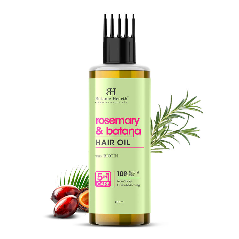 Buy Botanic Hearth Rosemary & Batana Hair Oil Online