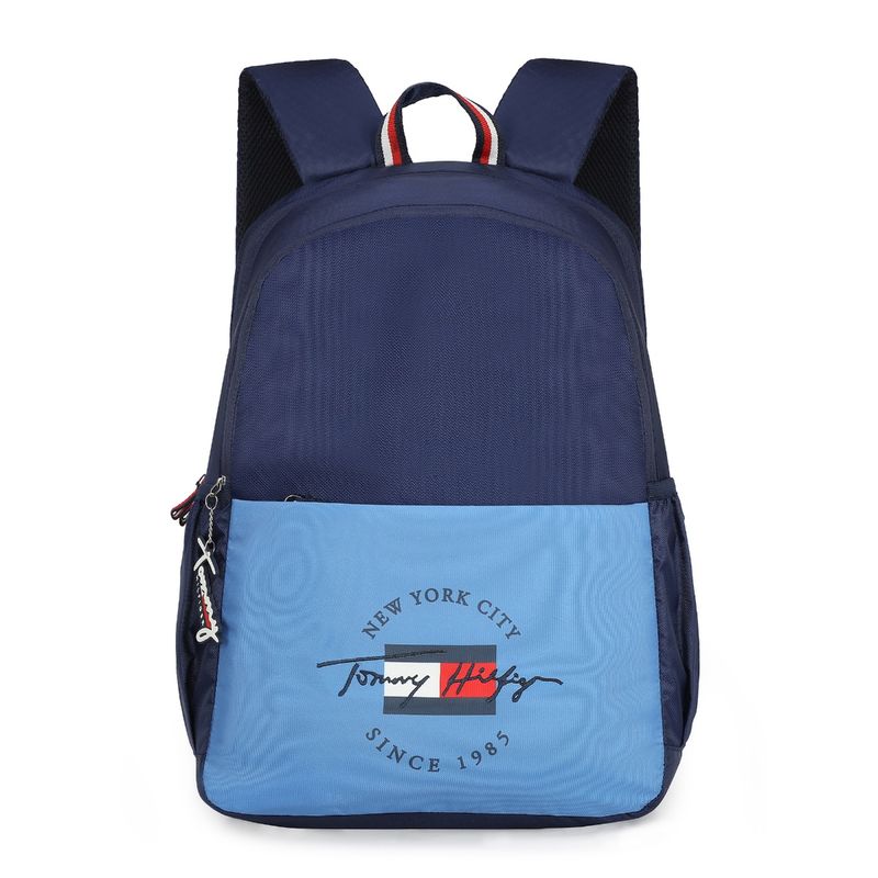 Buy Tommy Hilfiger Milo Unisex Laptop Backpack Solid 14 inch Navy/Lt ...