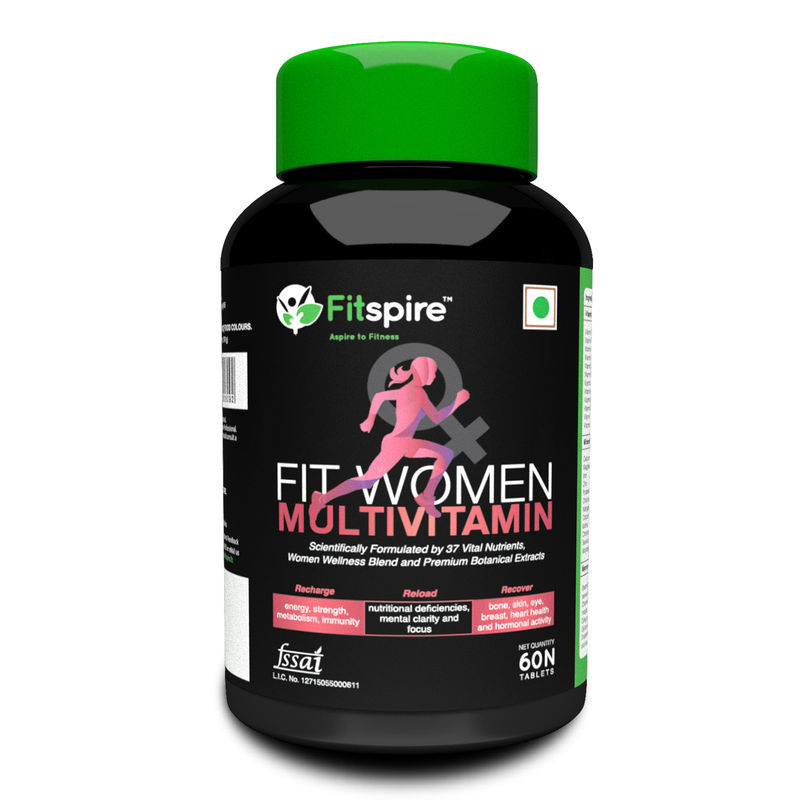 Buy Fitspire Fit Women Multivitamin with Immunity Tablet - Daily Health ...