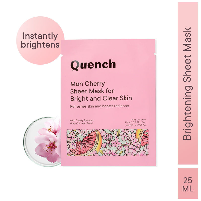 Buy Quench Brightening Sheet Mask with Cherry Blossom Online