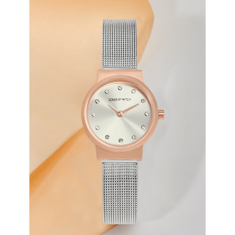 Buy Joker & Witch Serena Timeless Watch with Dual-Tone Chain Link Strap ...