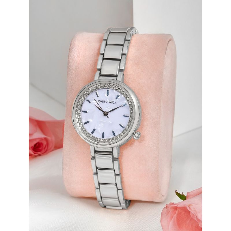 Buy Joker & Witch Chantal Silver Watch with a Stunning Holographic Dial ...