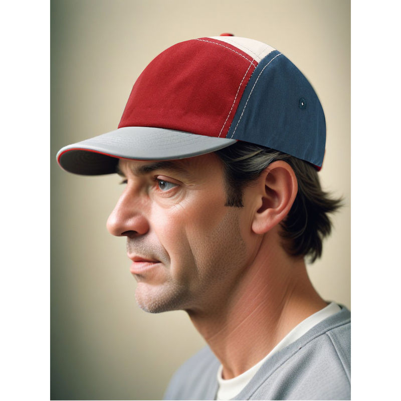 Buy CHOKORE Men Multi-Color Colorblock Retro Baseball Cap Online