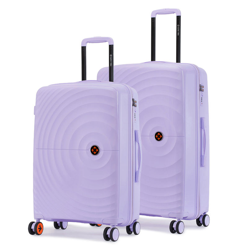 Buy Nasher Miles Purple Seattle Hard Sided Polypropylene Cabin Luggage ...
