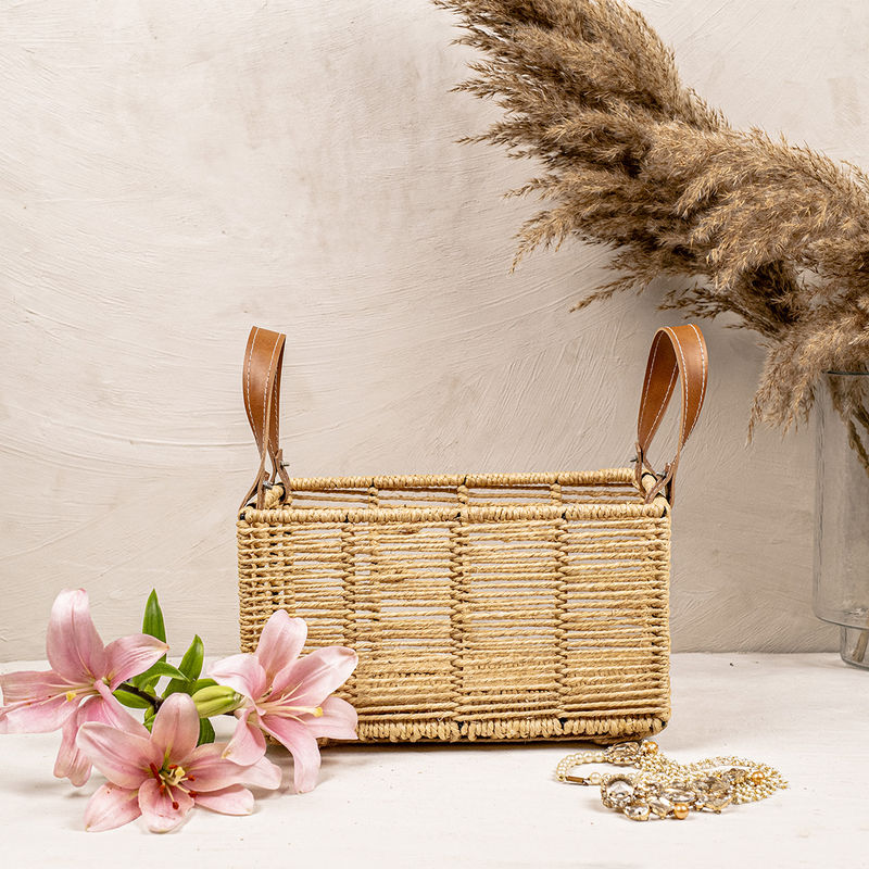 Buy The 7 DeKor Weave Jute Basket Online