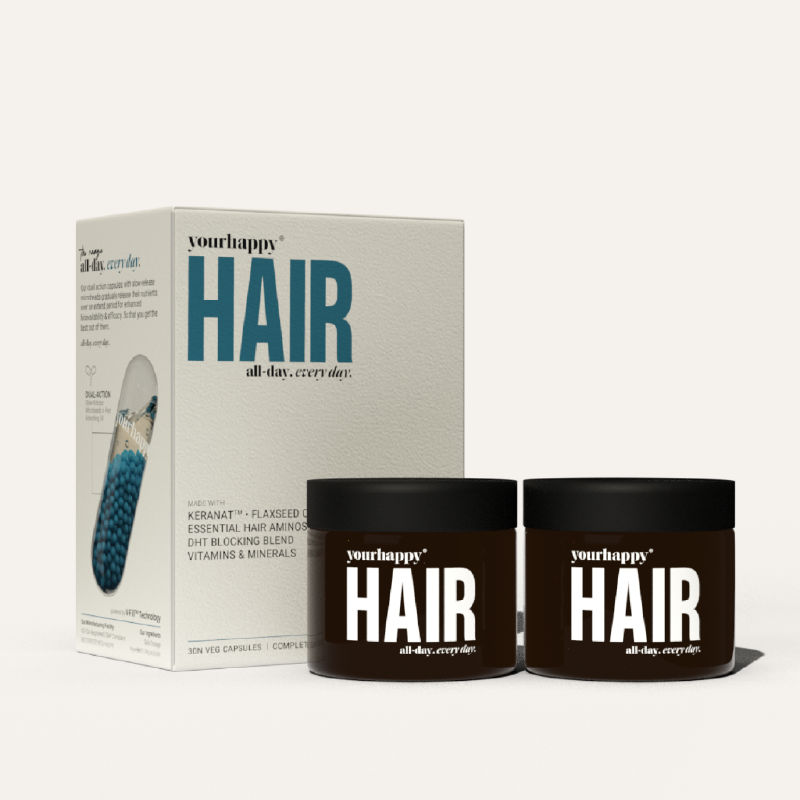 Buy YourHappyLife Hair Capsules For Hair Growth - Pack Of 2 Online