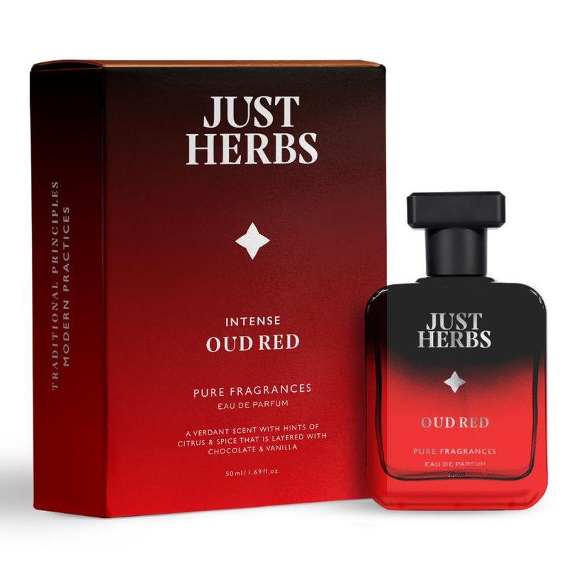 Buy Just Herbs Intense Oud Red Eau De Parfum Online