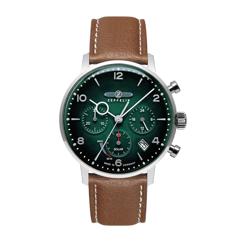 Buy Zeppelin LZ129 Hindenburg Chronograph Analog Dial Color Green Men ...