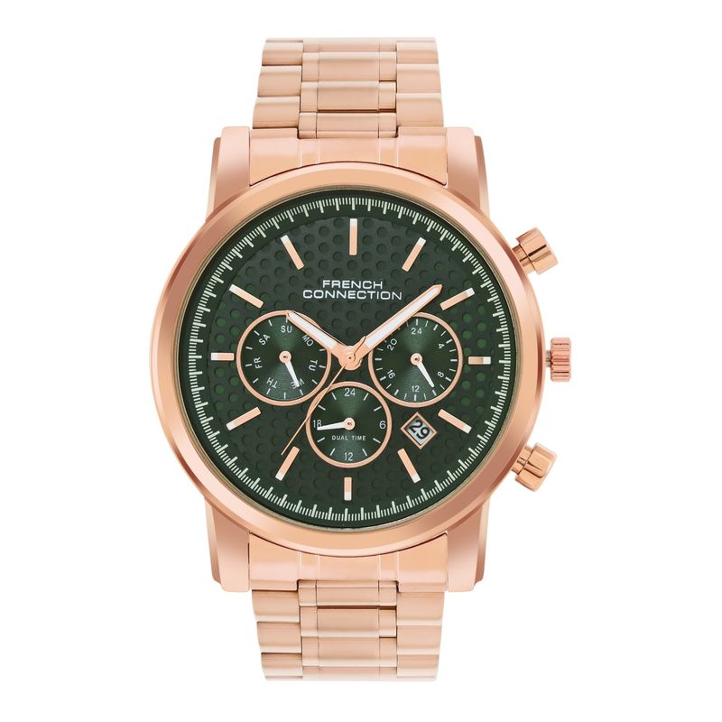 Buy French Connection Green Dial Analog Watch for Men - FCN059A Online