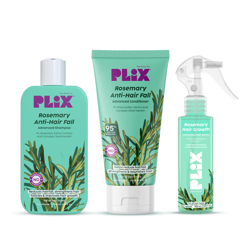 Buy Plix Rosemary Advanced Hair Care Kit - Shampoo + Conditioner ...
