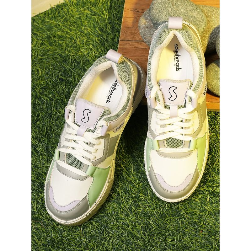 Buy SOLETHREADS Fantasy Multi-Color Colorblock Women Sneakers Online
