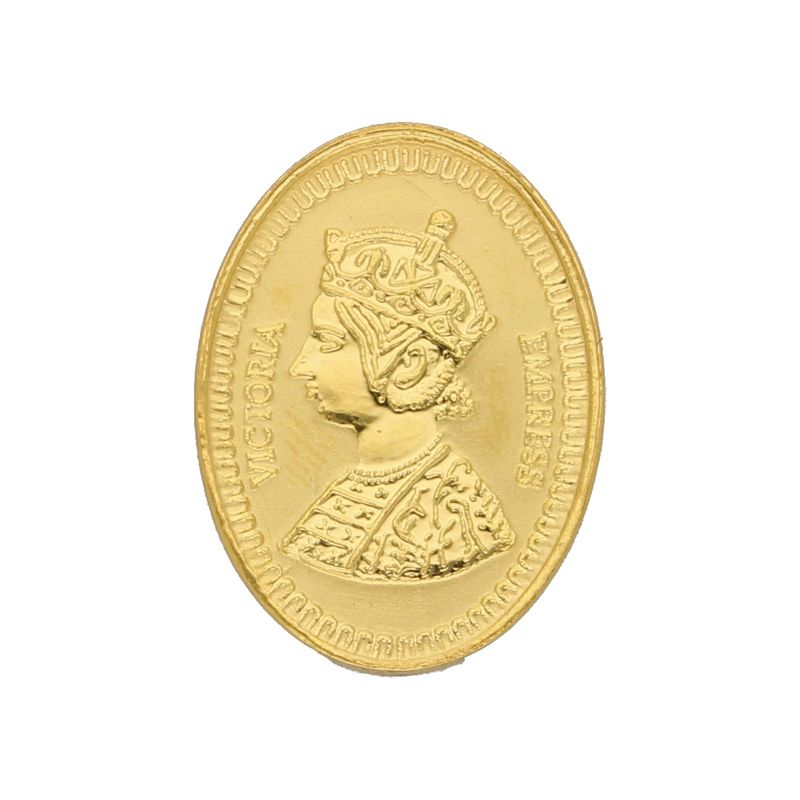 Buy Sri Jagdamba Pearls 24KT 999 5 gm Queen Victoria Gold Coin Online
