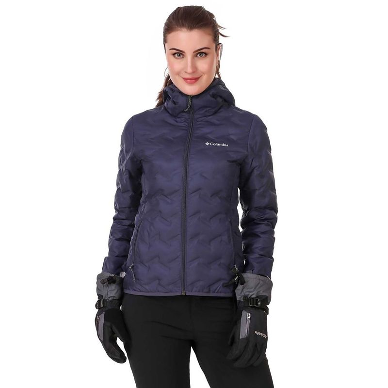 Buy Columbia Womens Blue Omni-Heat Reflective Delta Ridge Down Jacket ...