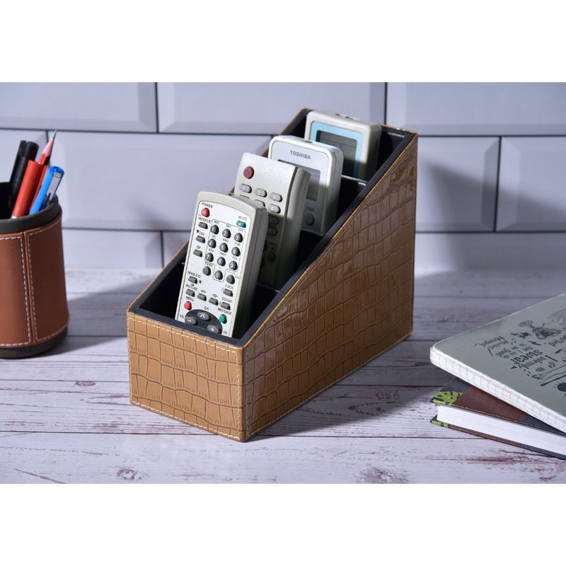 Buy Premsons Croc Remote Holder - Stylish Organizer - 4 Compartments ...