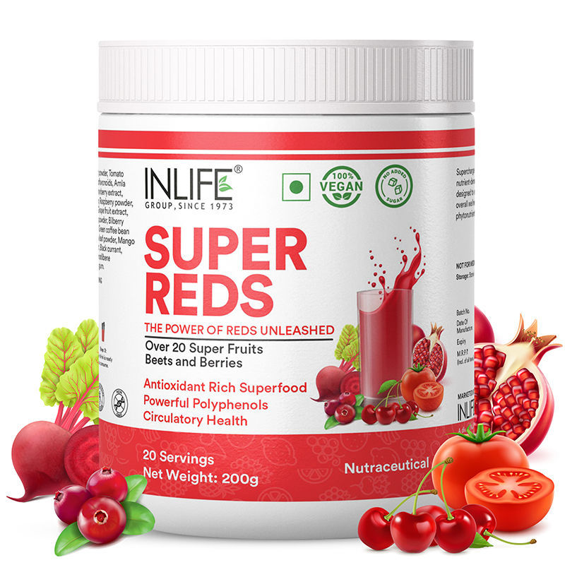 Buy Inlife Super Reds Powder Antioxidant-Rich Superfood Drink Mix With ...