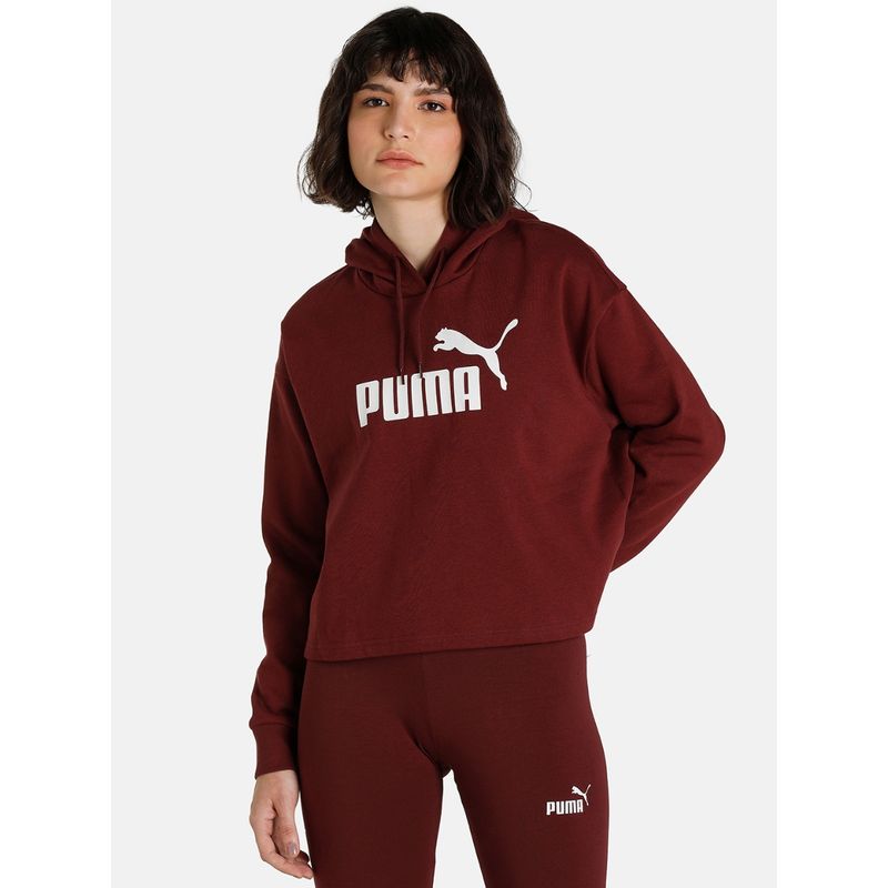 Puma Ess Cropped Logo Hoodie Fl: Buy Puma Ess Cropped Logo Hoodie Fl ...