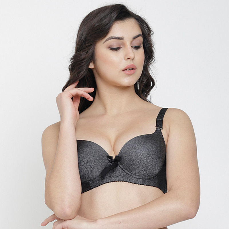 Buy Prettycat Seamless Wired T-shirt Bra - Black Online