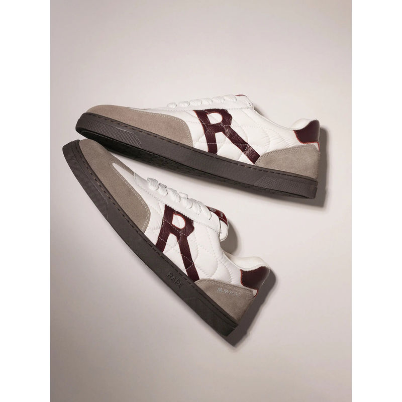 Buy Rare Rabbit Atlas White Genuine Leather Sneaker Online