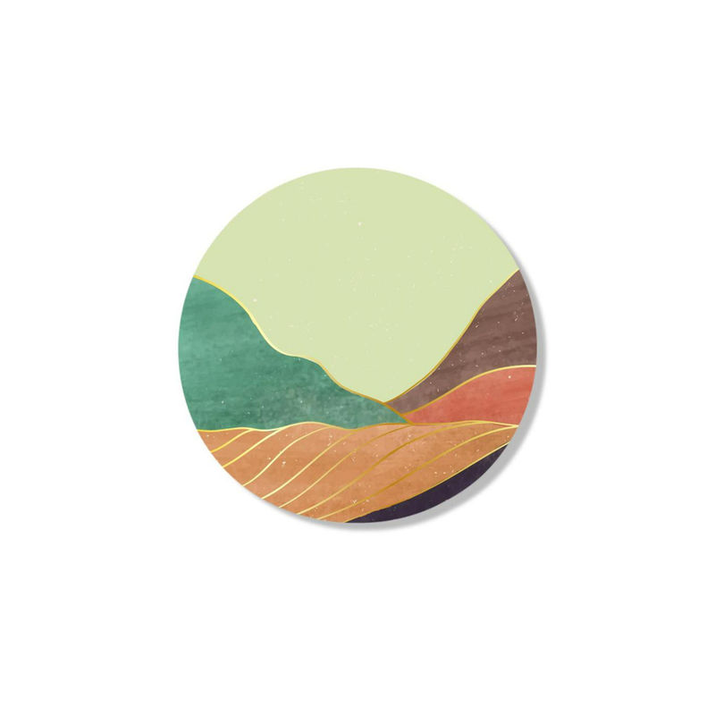 Buy The Artment Colors Around Us Canvas Matte Finish Multi (Small) Online