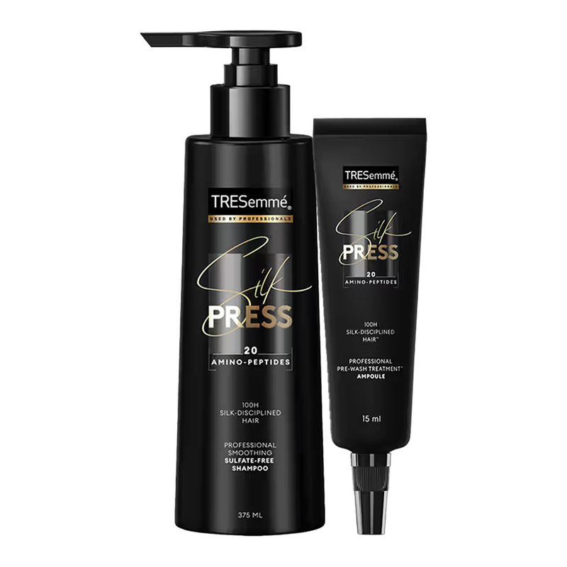 Buy Tresemme Silk Press Shampoo + Ampoule Combo Online