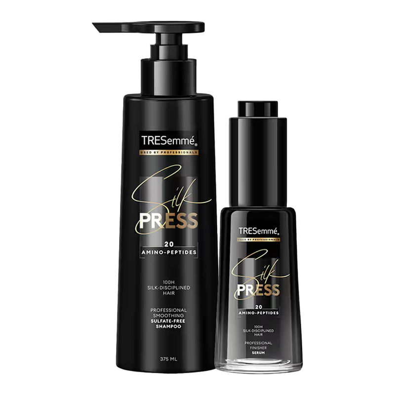 Buy Tresemme Silk Press Shampoo + Serum Combo Online