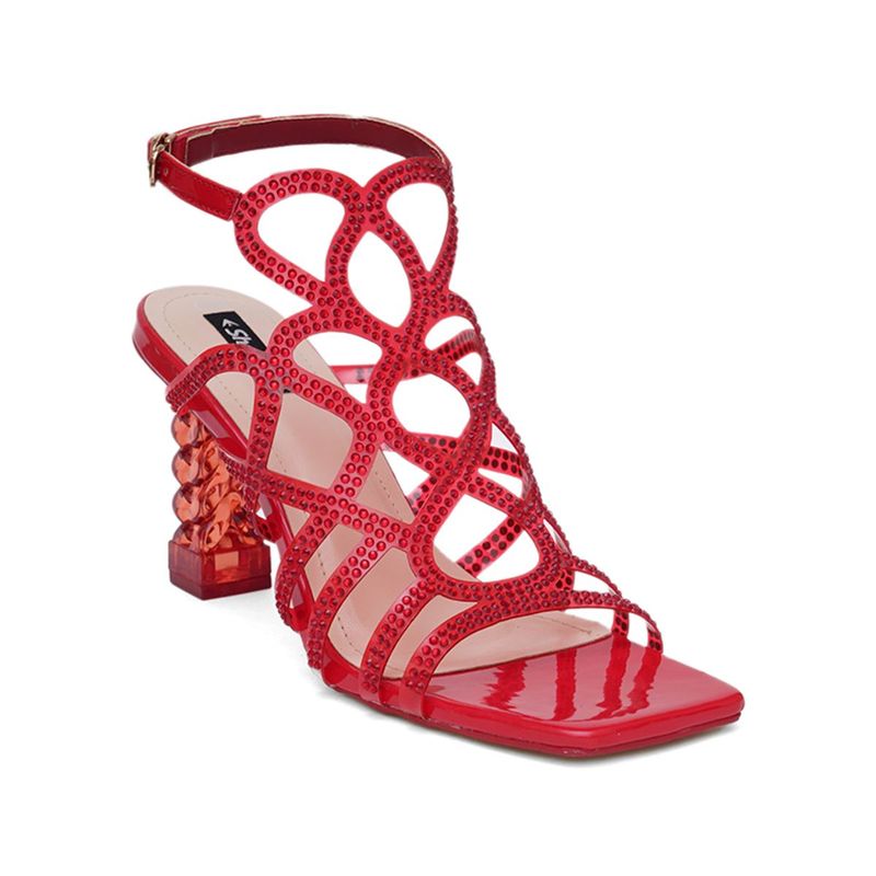 Sherrif Shoes Women Red Color Sandals: Buy Sherrif Shoes Women Red ...