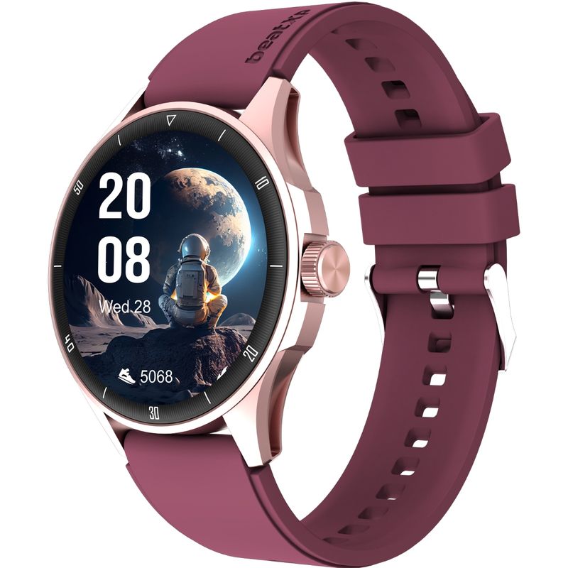Buy beatXP Vega Neo 1.43'' Super Amoled Display Smartwatch - Maroon Online