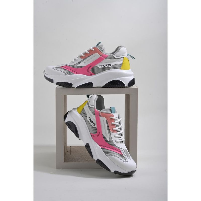 Buy Shoetopia Womens Smart Casual Multi-Color Sneakers Online