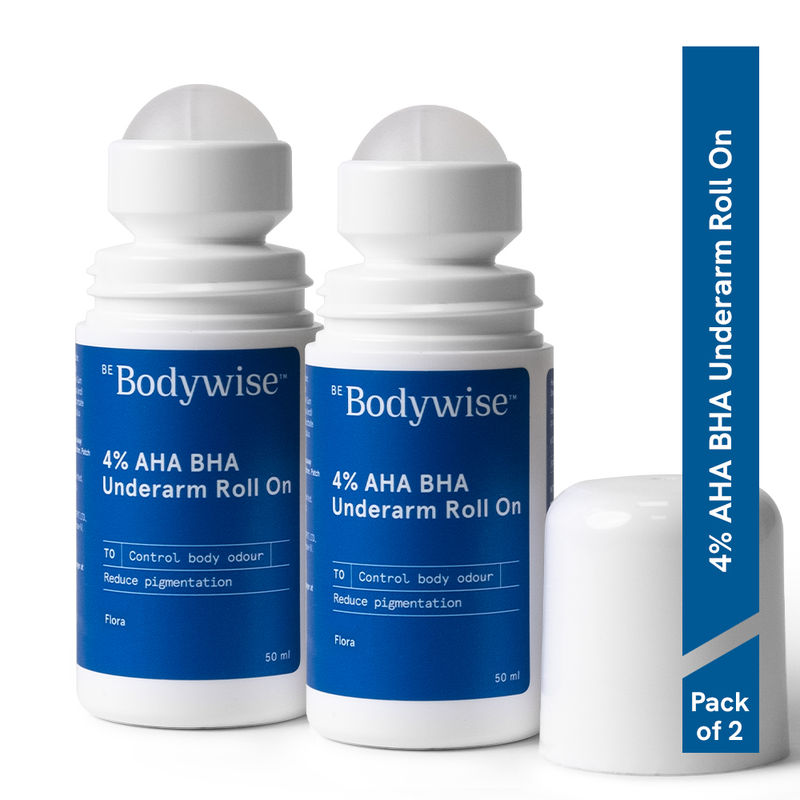 Buy Be Bodywise 4% AHA BHA Underarm Roll On for Odour Prevention ...