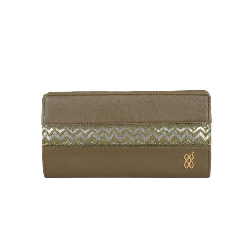 Buy Baggit Gizmi Green Large Wallet Online