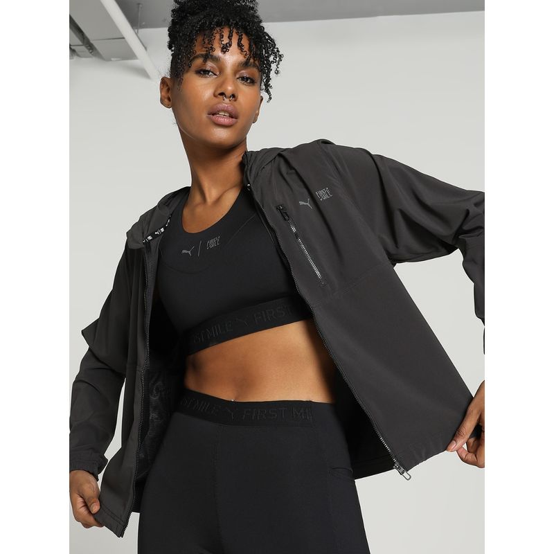 Buy Puma First Mile Women Black Woven Jacket Online